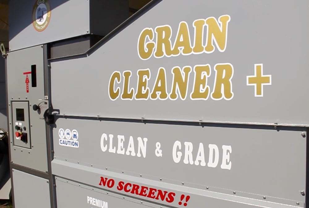 VIDEO: GCS Grain Cleaner separates the good grains from the bad