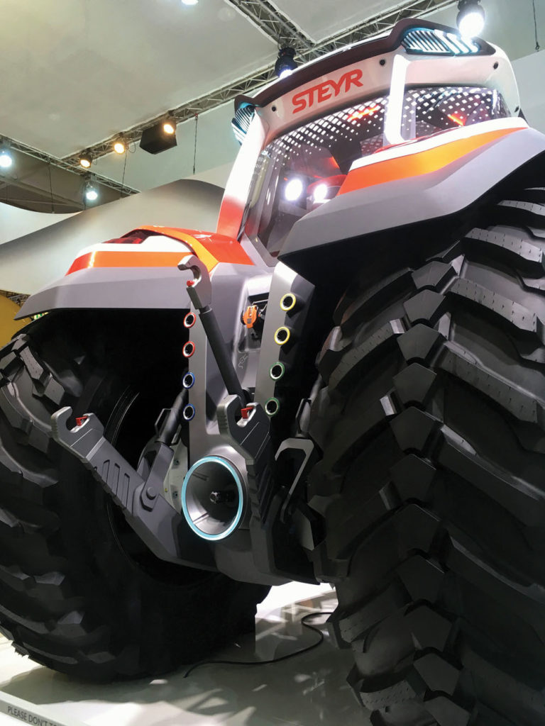 Steyr unveils zero-emissions hybrid tractor - Grainews