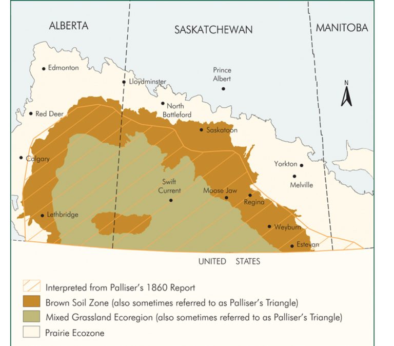 Les Henry: Palliser’s famous triangle and soil zones of the Prairie ...